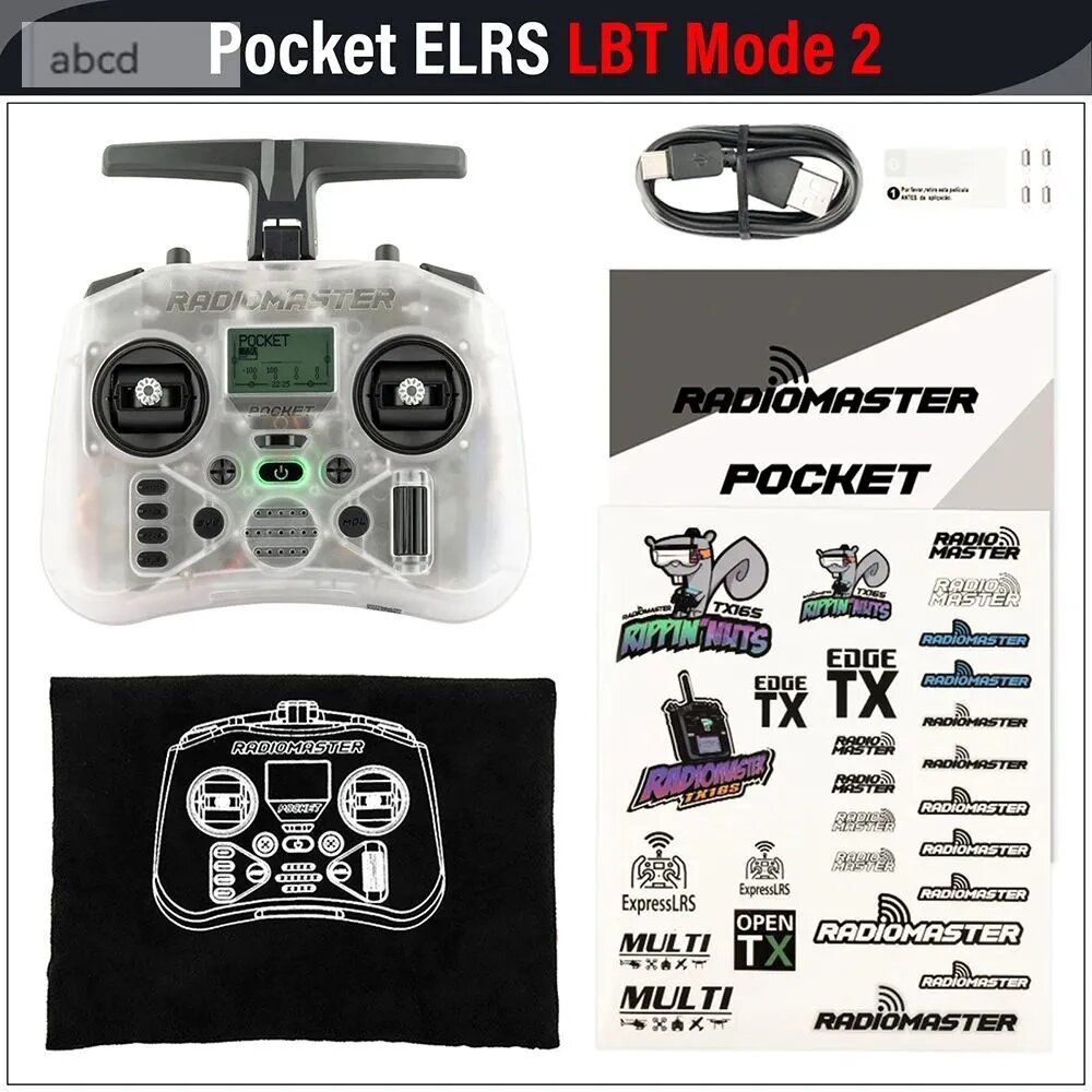 Запчасти и аксессуары для р/у моделей RADIOMASTER POCKET ELRS LBT Mode 2