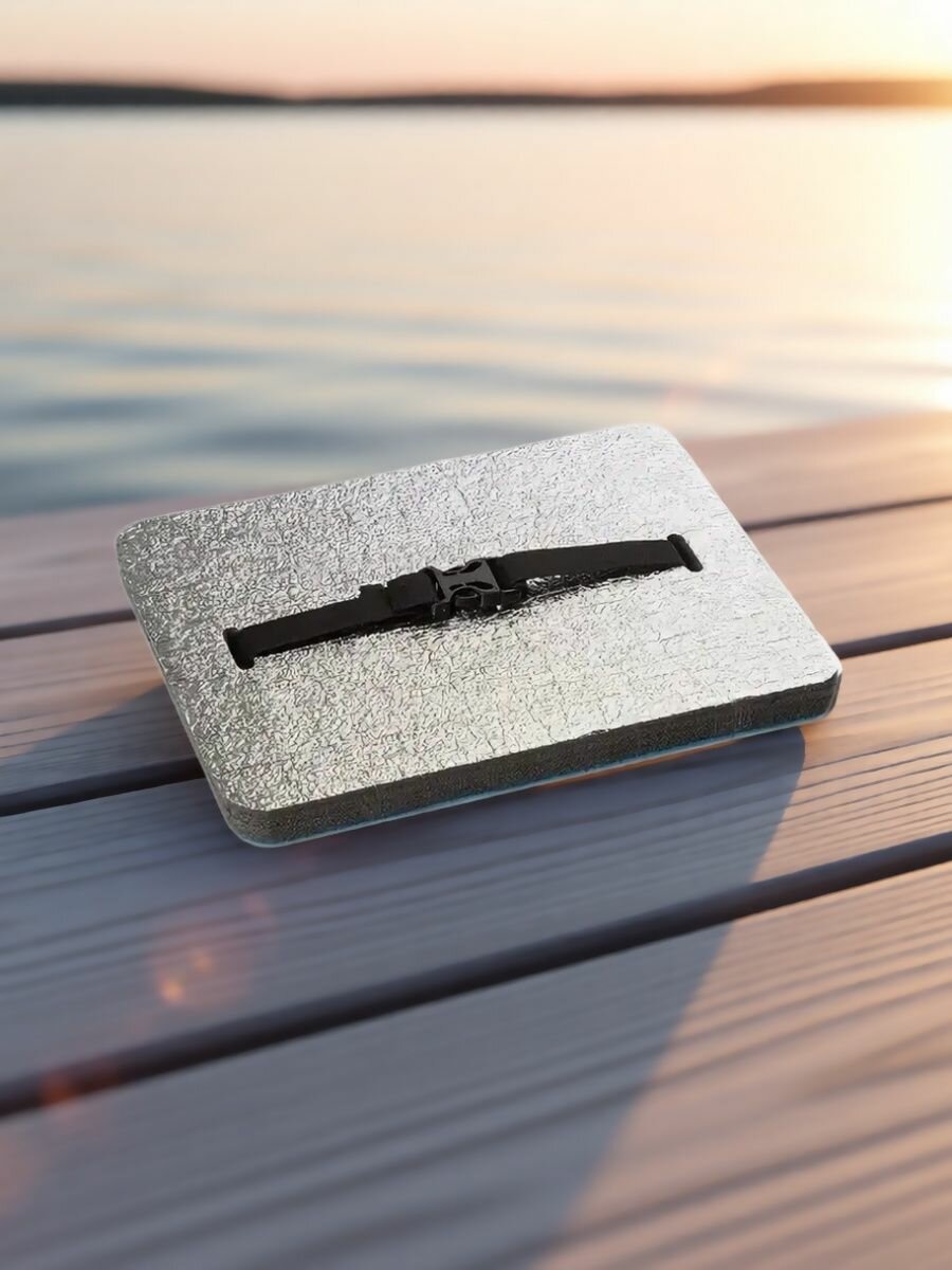 Сиденье туриста/рыбака 350*240*30мм утолщенное с карабином