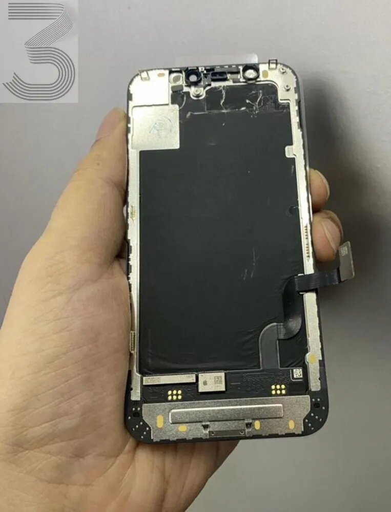 Дисплей для iPhone 12 Mini OEM 100% OR с переклеенным экраном черный для смартфона