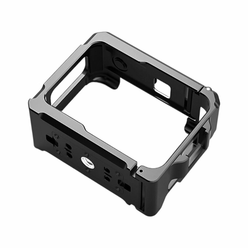 Легкий кронштейн-клетка из алюминиевого сплава для мини-экшн-камер с двойным креплением холодного башмака и быстроразъемной конструкцией