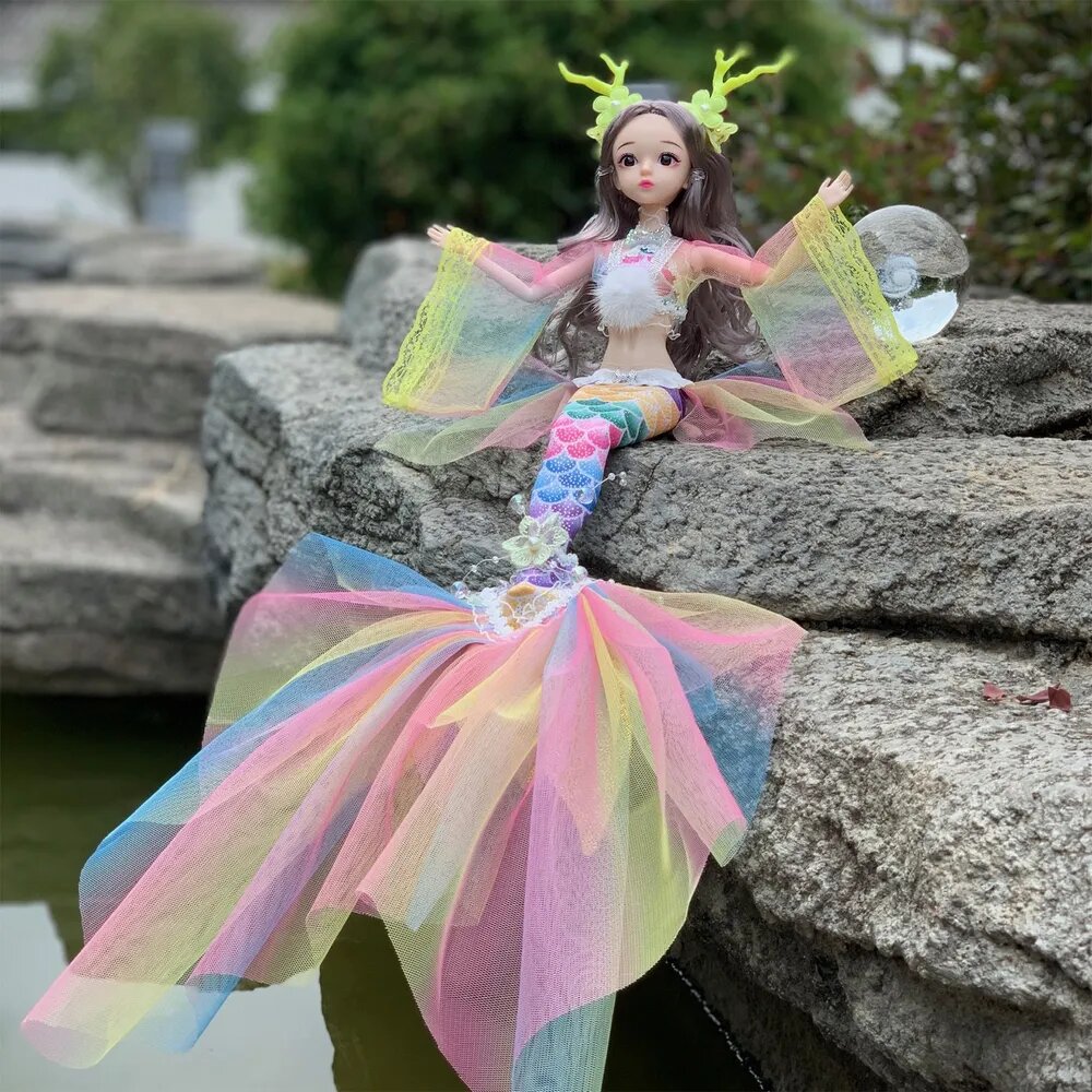 Игрушка подарок для девочки "Кукла малышка Русалочка (рост 45 см.)