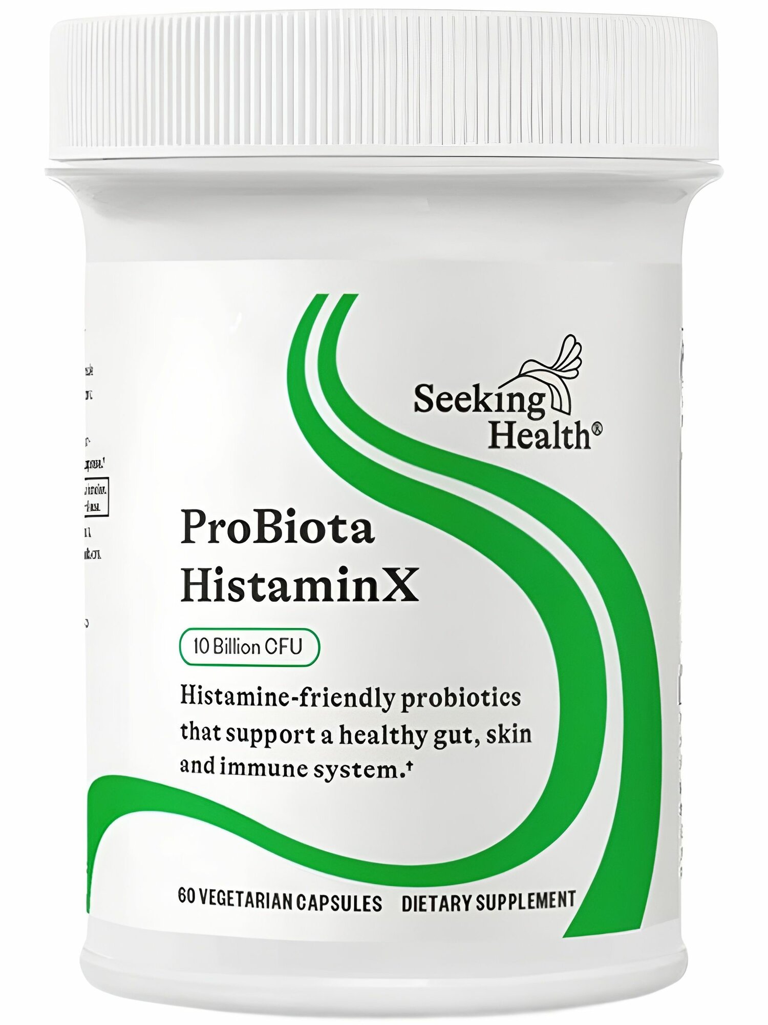 Seeking Health, ProBiota HistaminX, пробиотики, 10 млрд КОЕ, 60 капсул
