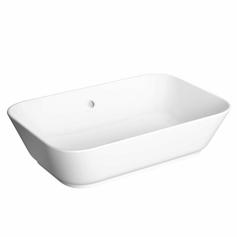 VitrA Раковина-чаша Vitra 7425B003-0012 (стар. 4425B003-0016) Geo накладная 60х40 см, белая
