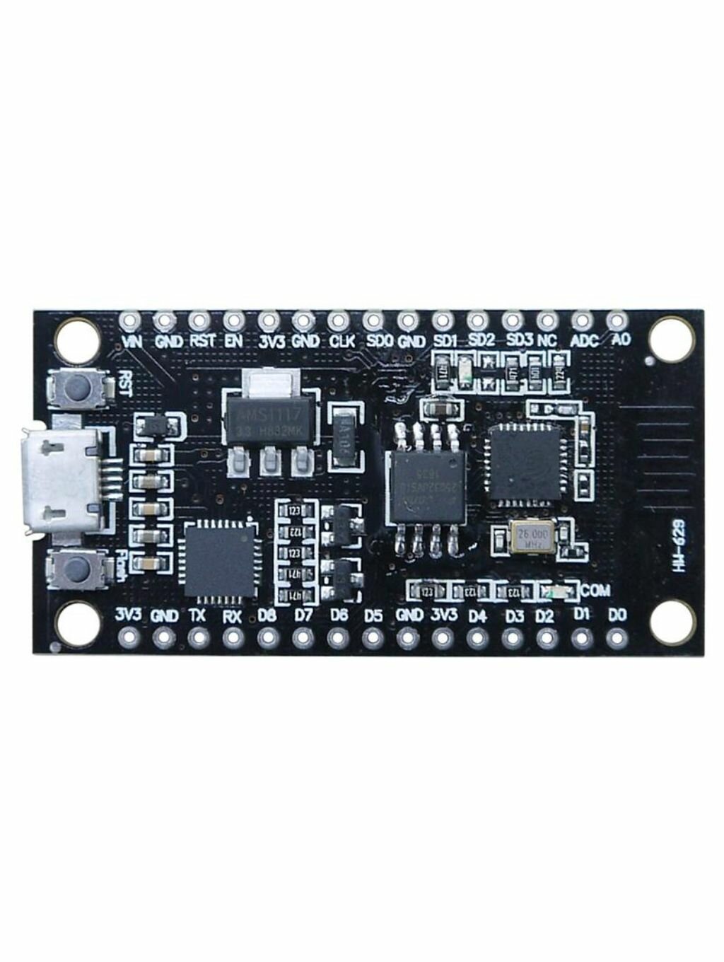 Контроллер WiFi ESP8266 WeMos NodeMCU 4Мб на чипе CP2102