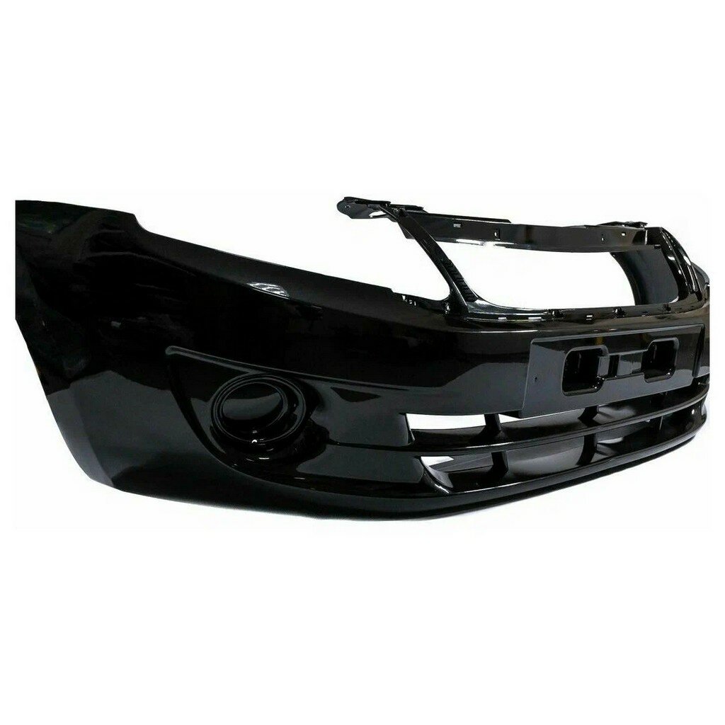 Бампер передний без отверстий под ПТФ для Лада Гранта (под окраску)