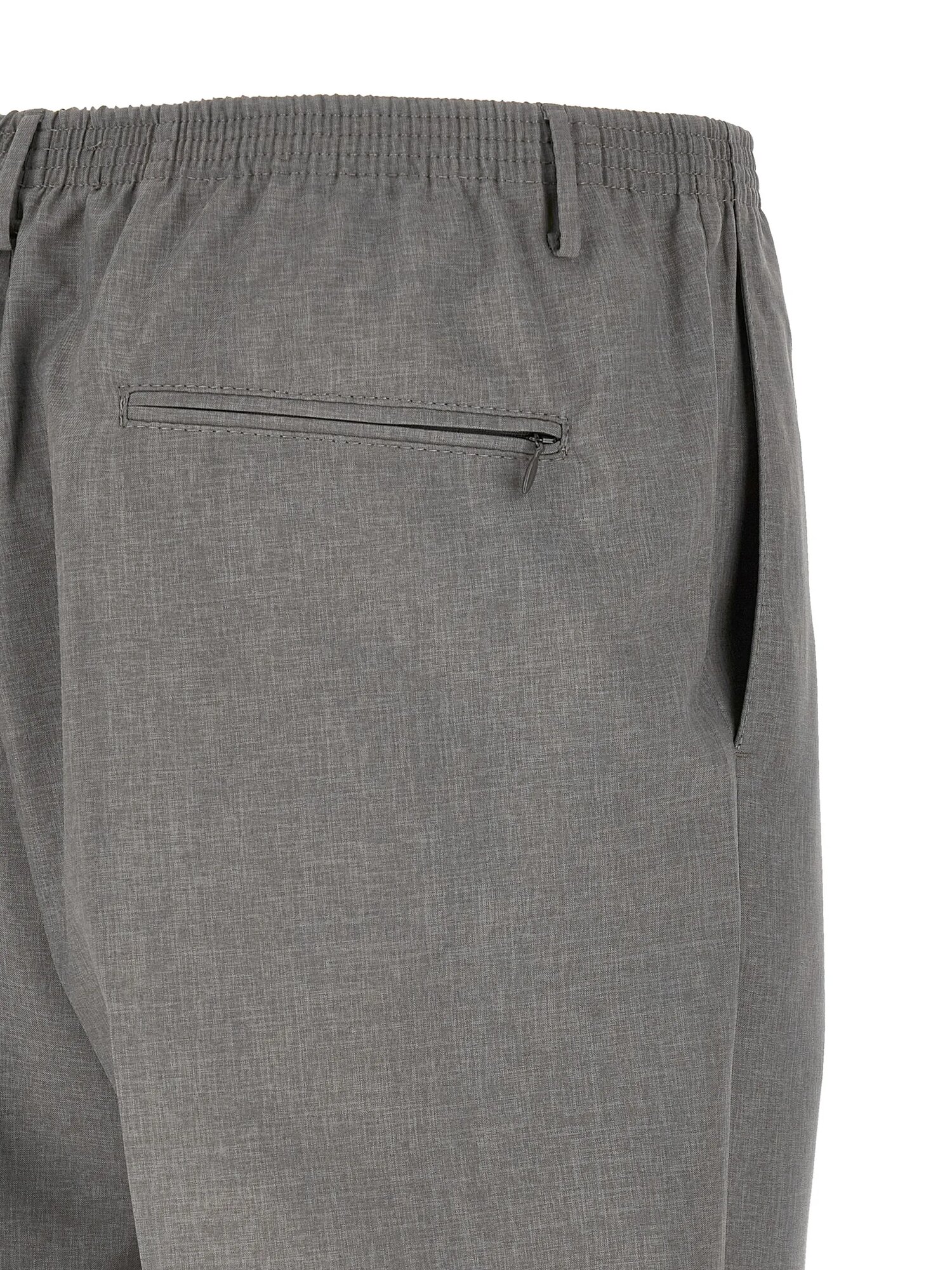 Брюки Cellar Door Ezio elasticated pleated trousers, размер 50, серый — фото 1