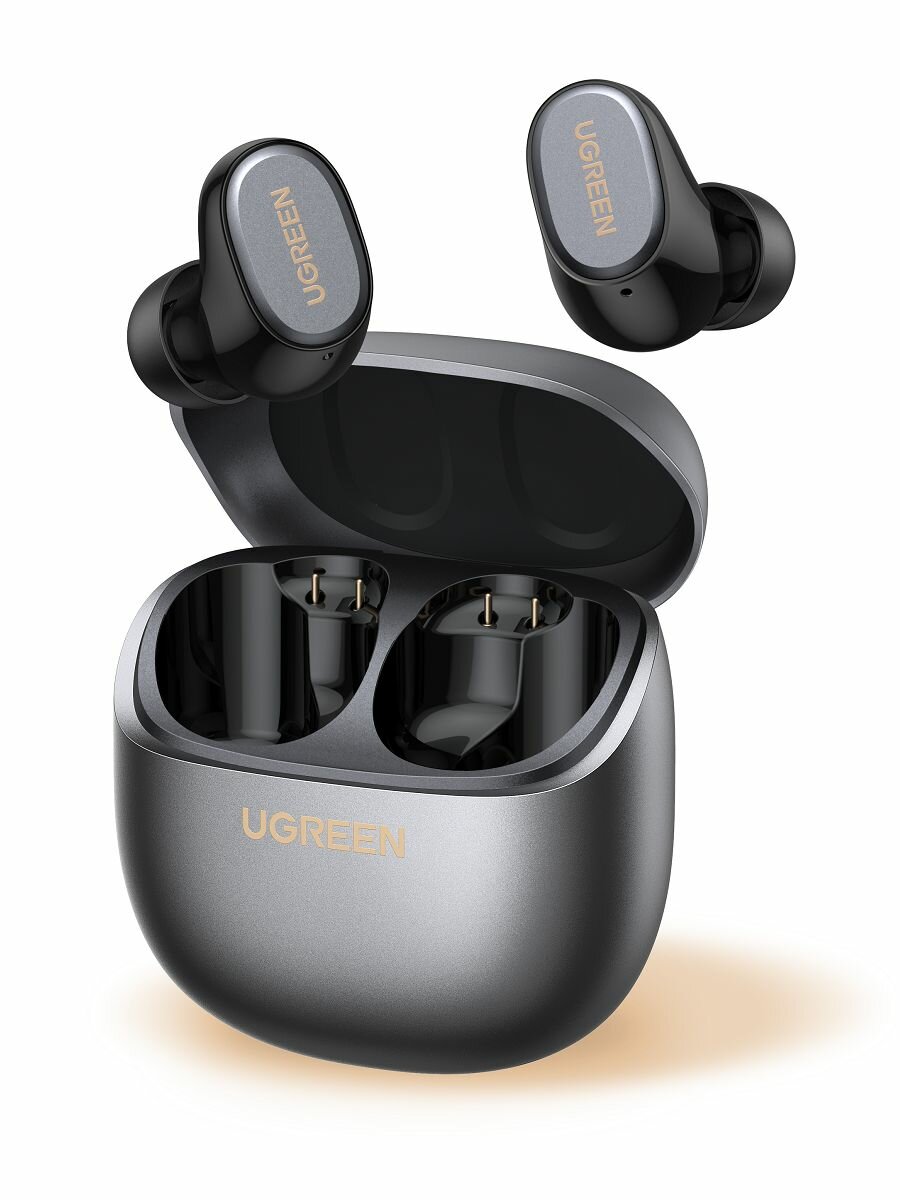 Наушники беспроводные UGREEN WS220 (75628) Wireless Bluetooth HiTune Dots Earbuds. Цвет: черный