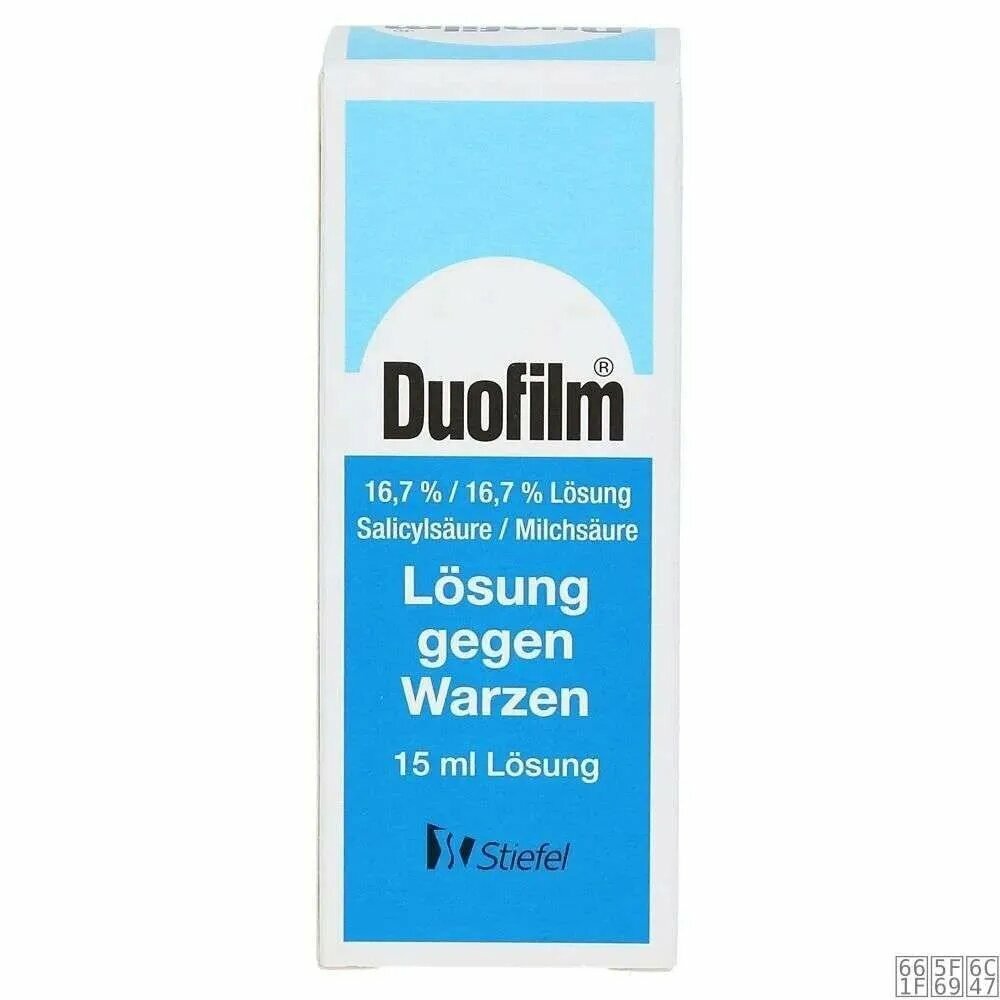 Duofilm Бережное и эффективное средство от бородавок, 15мл, Германия