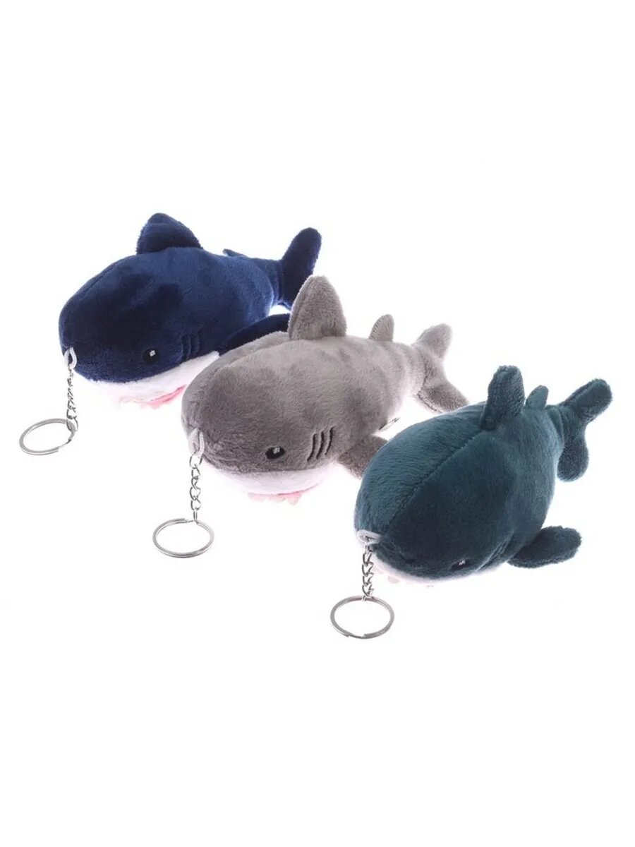 Мягкая акула на брелке – яркий аксессуар и подарок