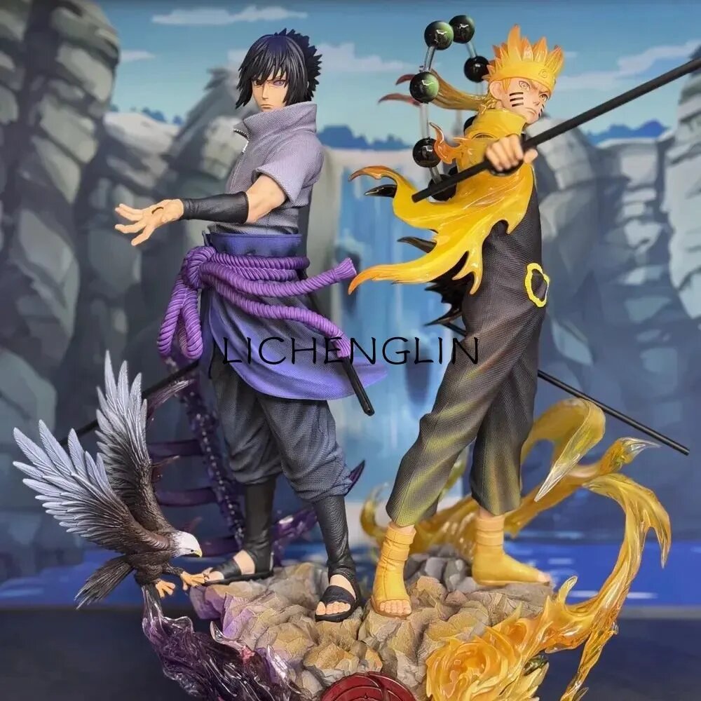Аниме фигурка - Наруто - Саске/Sasuke - 18.5Х18Х37СМ Фигурка Саске 37 см — фото 1