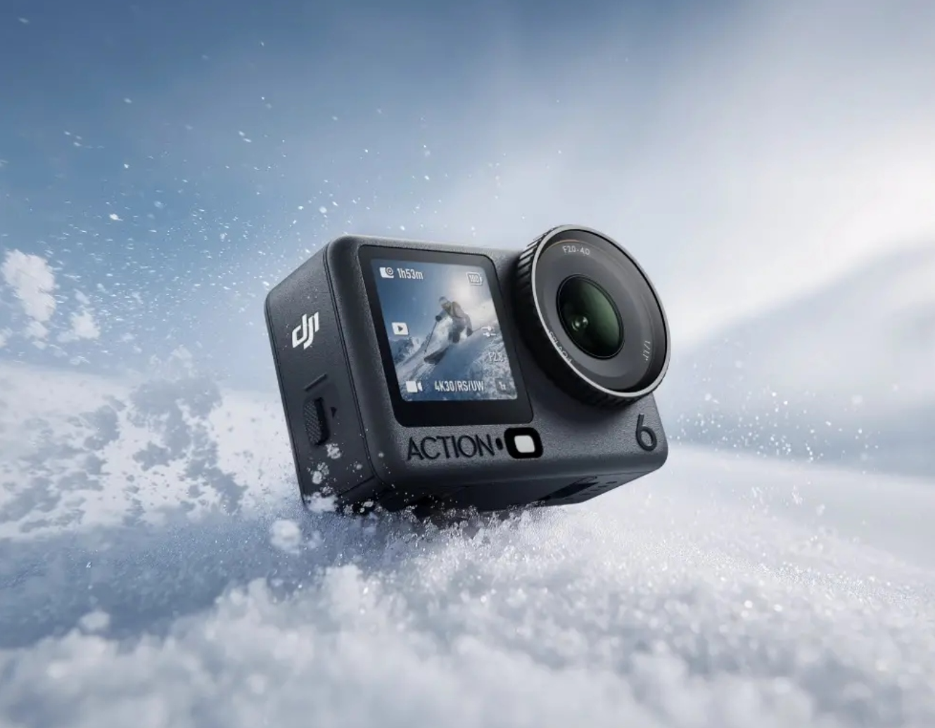 Экшн-камера DJI Osmo Action 6, Standart Combo, стабилизация Rock Steady 3.0, 4K - 120 кадров в секунду + 8К