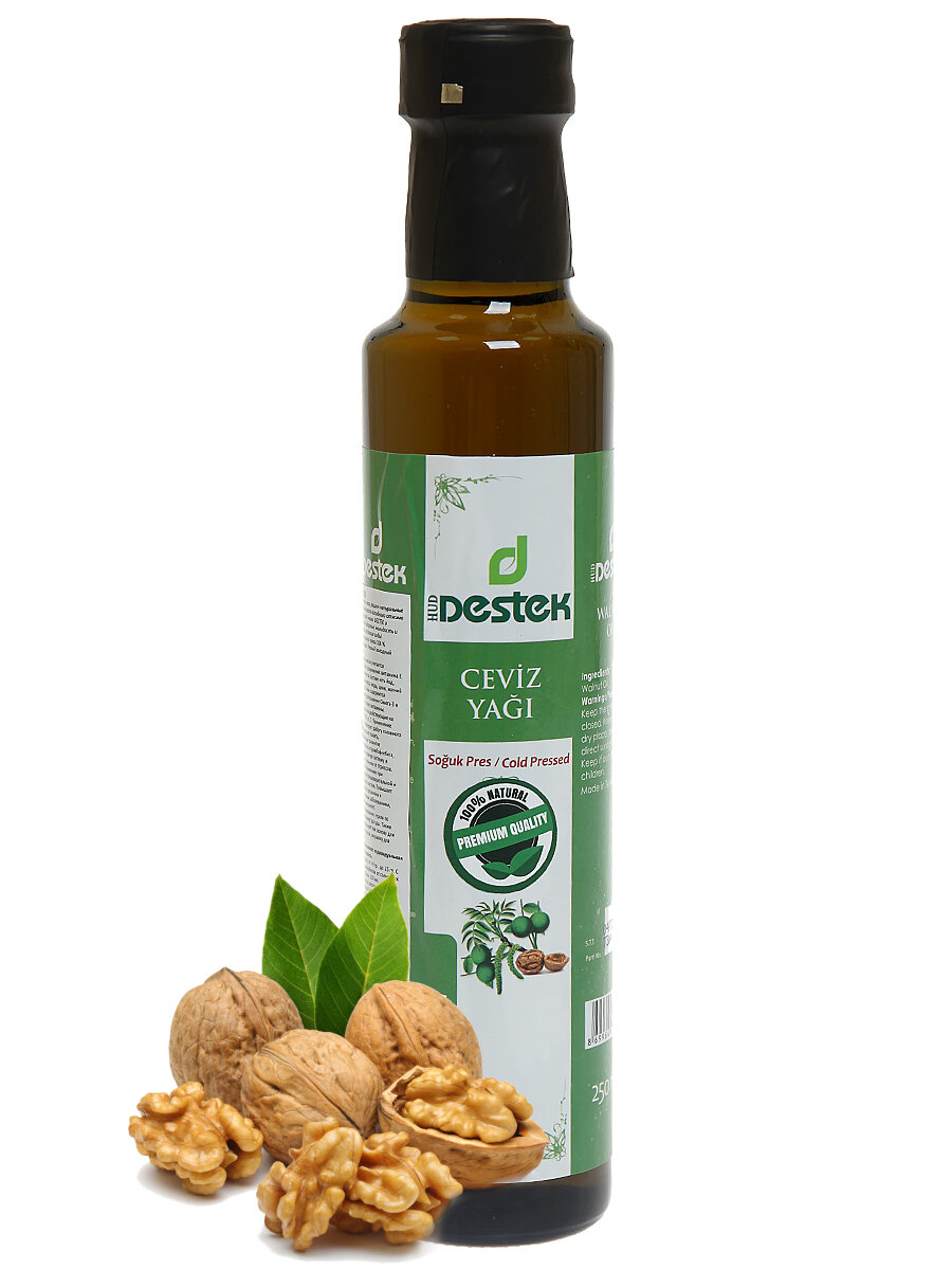 Масло грецкого ореха, холодный отжим, 250 мл, Турция