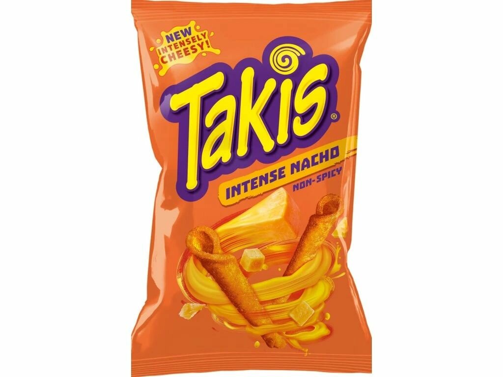 Takis Intense Nacho /чипсы тортилья со вкусом сыра начо 90г (США)