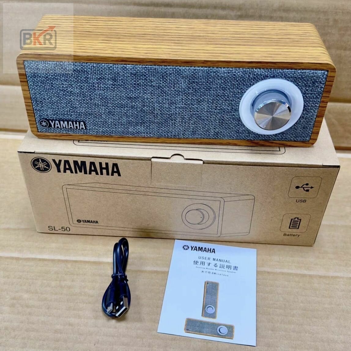 Ретростиль портативной колонки YAMAHA 250x80x80 мм бестселлер