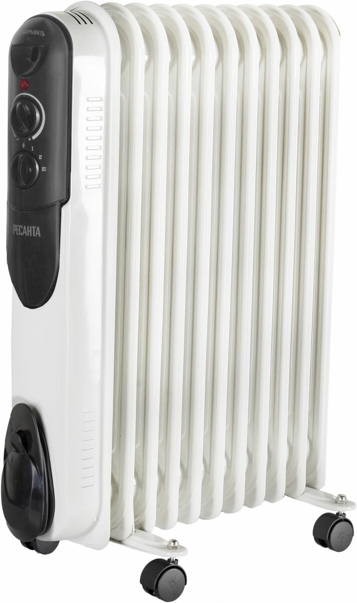 Радиатор масляный 2500Вт ОМПТ-12Н Ресанта 67/3/5