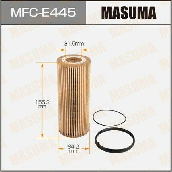 Фильтр масляный MASUMA MFC-E445 Audi A4 2.7Tdi, 3.2 01.05->, A5 1.8-3.2 06.07->, A6 2.4-3.2 01.05->, A7 2.8, 3.0 10.10->, A8 2.8-3.2 06.05-,07.10, Q5 3.2 11.08->, Vw Touareg 3.0 Hibrid 04.10->
