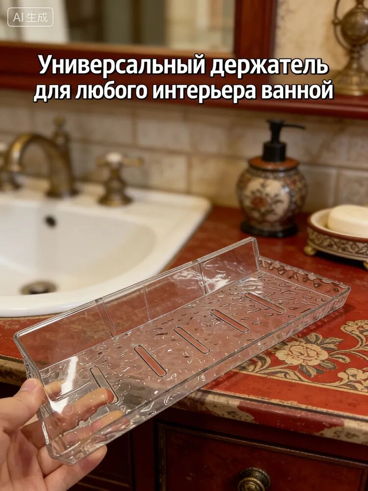 Полка Настенная Прямая, 11.8х25.5х4 см, 1 шт.