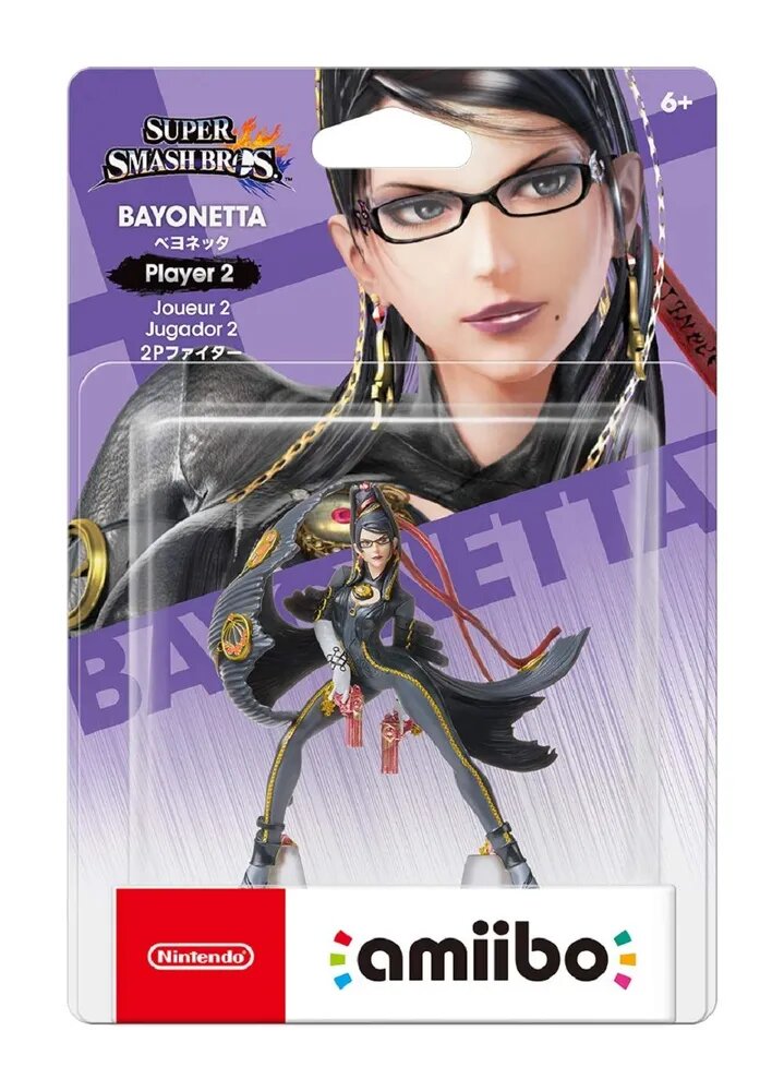 Фигурка Amiibo Bayonetta Player 2 Сериал Супер Смэш Брос.