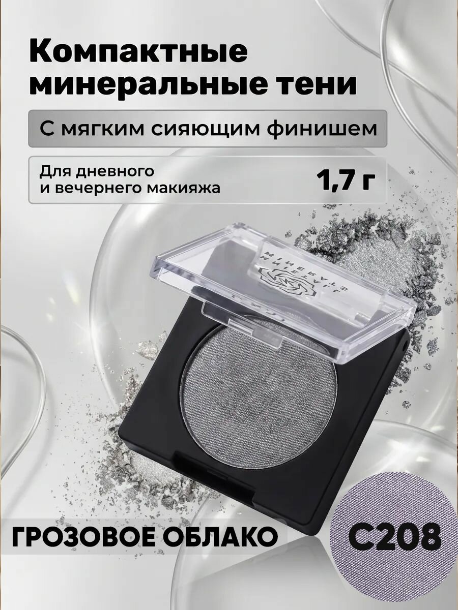Тени шиммерные C208 Грозовое облако