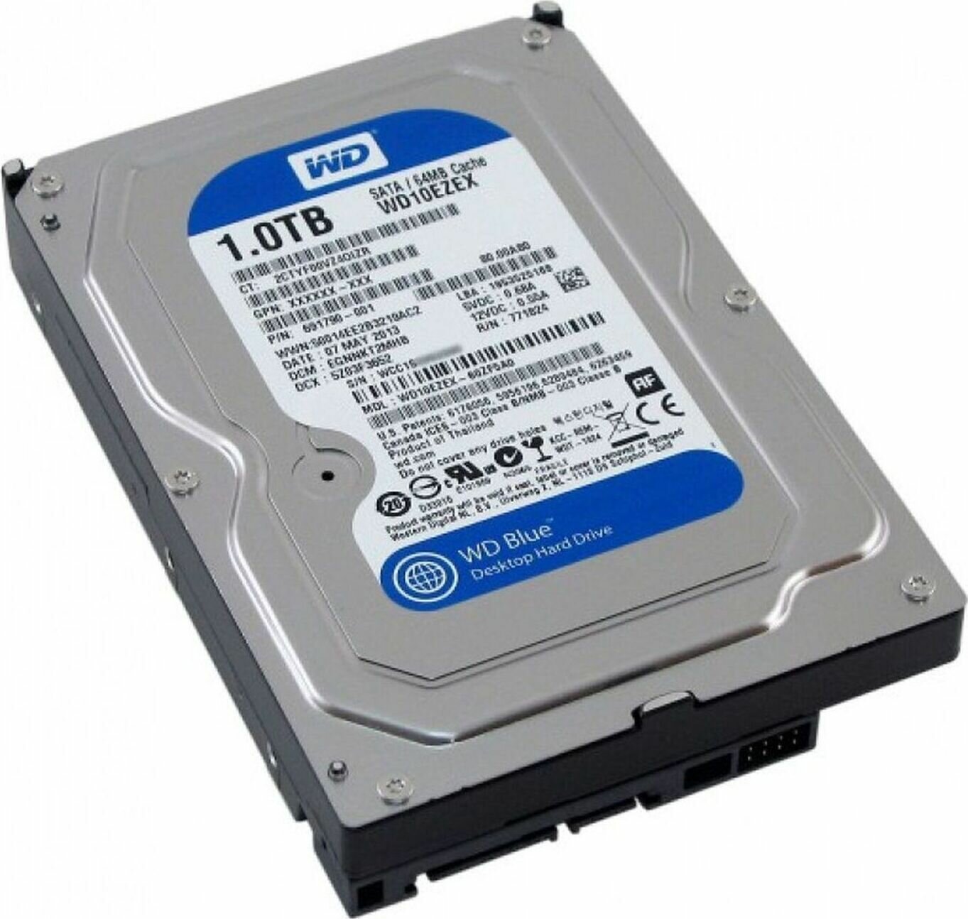 Western Digital 1 ТБ Внутренний жесткий диск (WD10EZEX)