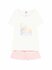 Пижама Petit Bateau Graphic-print pajamas, размер 5 лет, белый