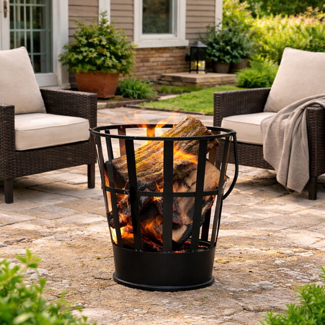 Металлический очаг для костра Антика 77*38 см, Koopman, FB8200350