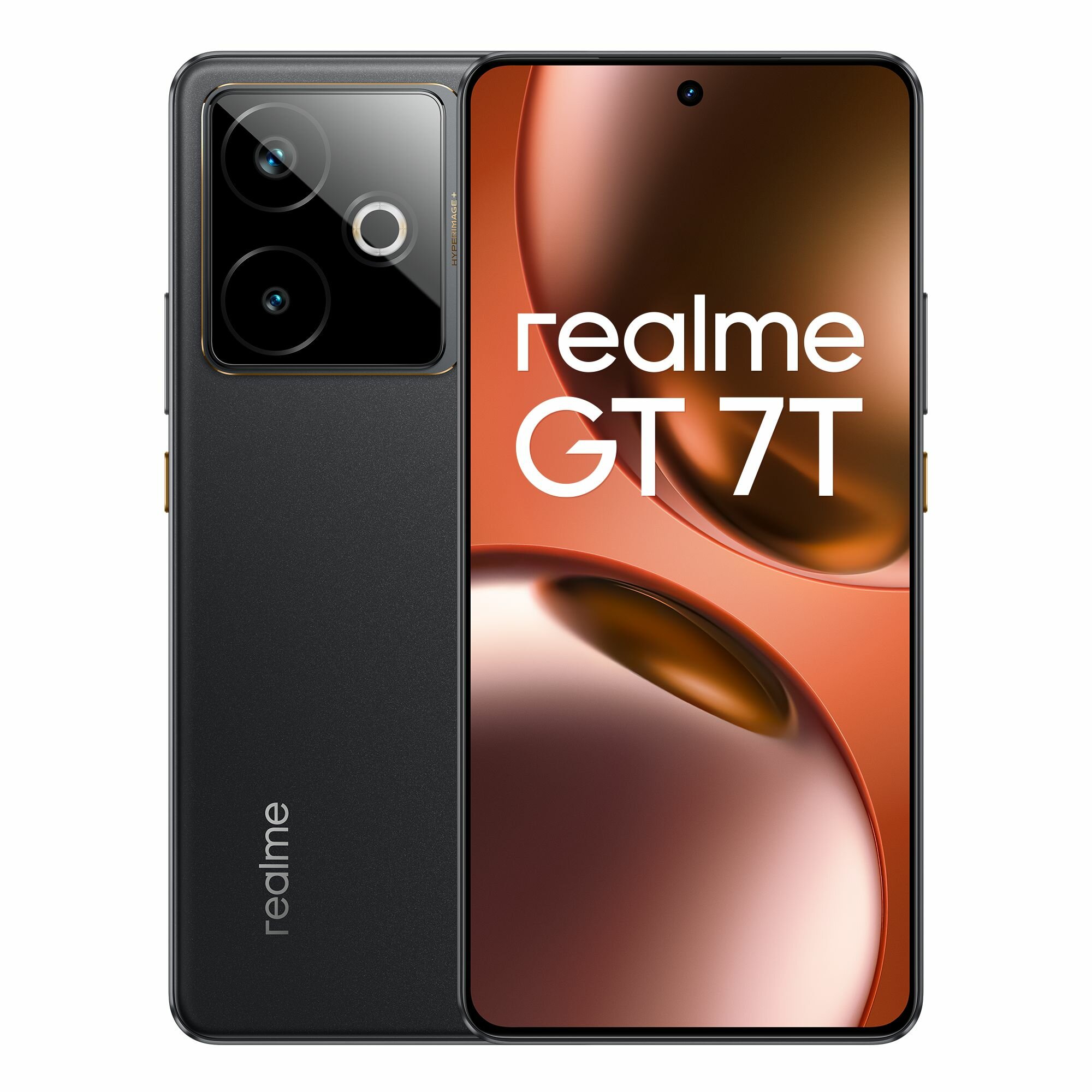 Смартфон Realme GT 7T 12/512GB AMOLED FHD+ 5G, Wi-Fi 7, Bluetooth 5.4, NFC, ИК‑порт, Чёрный