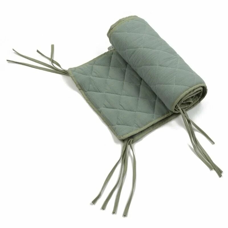 Бампер в кроватку для младенца из полиэстера, Зеленый - 360*30CM