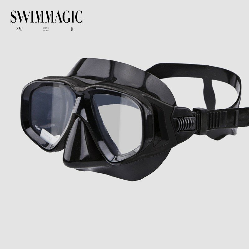 SwimMagic Анти-туманные плавательные очки с носовой частью, звездная ночь, коррекция 400 диоптрий для плавания