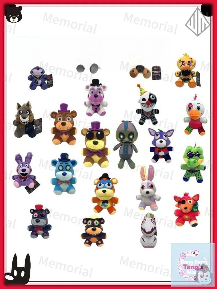 Пять ночей У Фредди FNAF мягкая игрушка Фредди плюшевая игрушка коричневого цвета