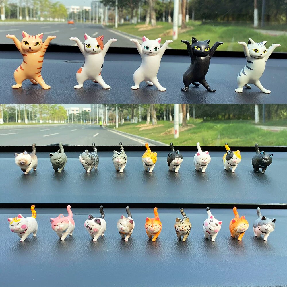 Автомобильные украшения для котят, милый популярный очаровательный держатель для ручек с котом, украшение в виде