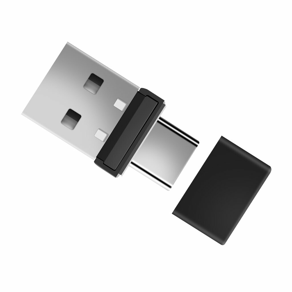 Перемещатели мыши Незаметное Устройство Перемещения Мыши USB-Порт с Адаптером USB C
