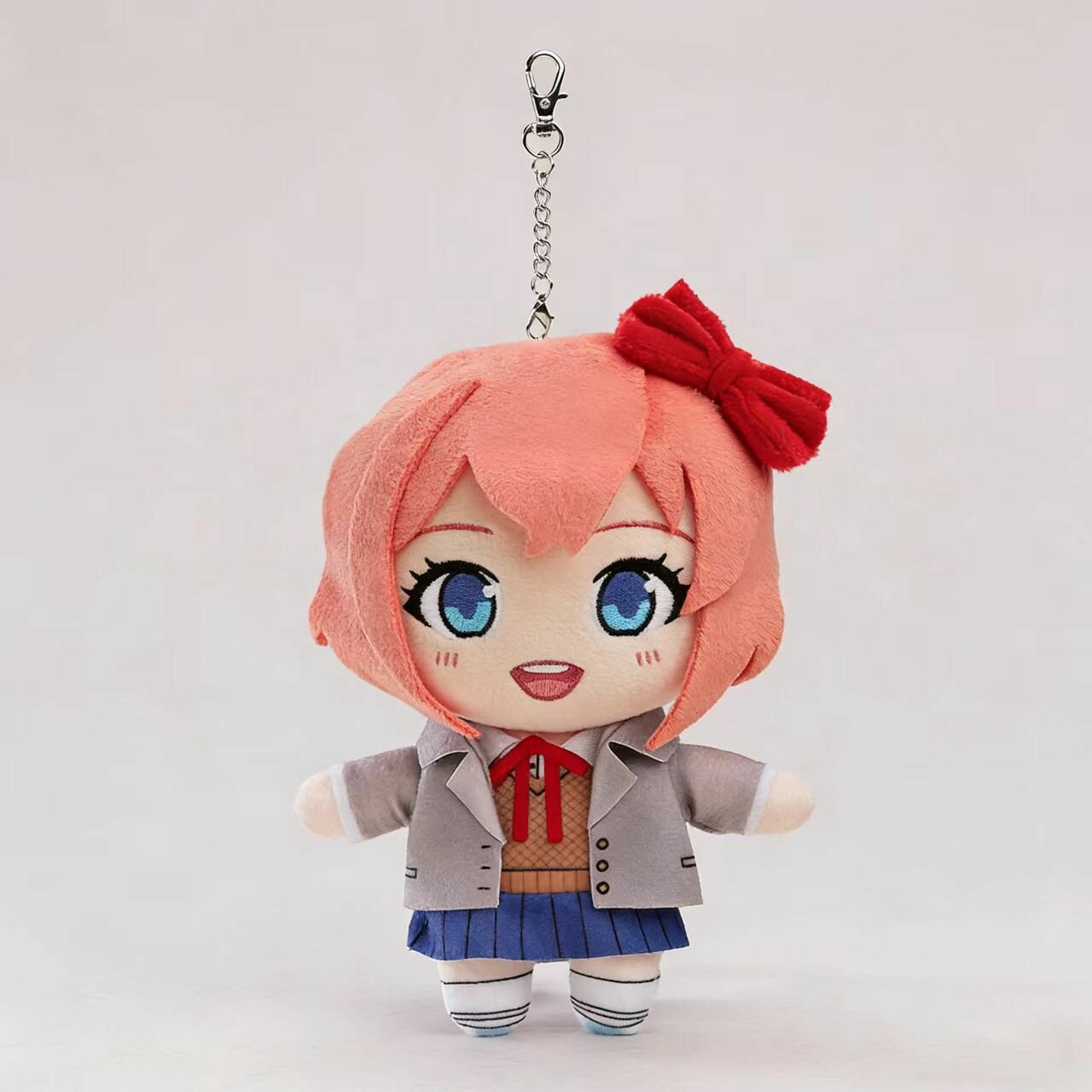 Игрушка мягкая аниме Doki Doki Literature Club! Sayori / Сайори плюшевая игрушка 10 cm