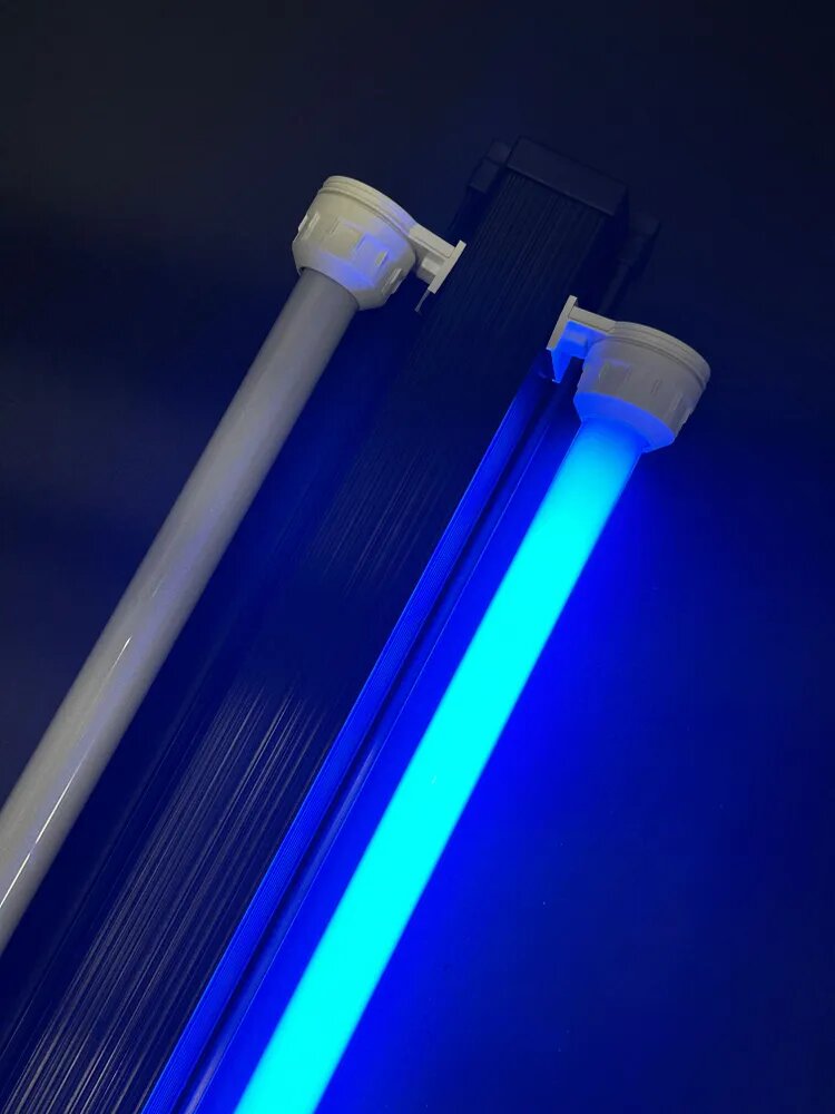 Лампа Т8 25W (742 мм) Aquarium Blue Lamp синяя / лампа для красоты аквариума, живых растений, псевдо моря, люминисцентная