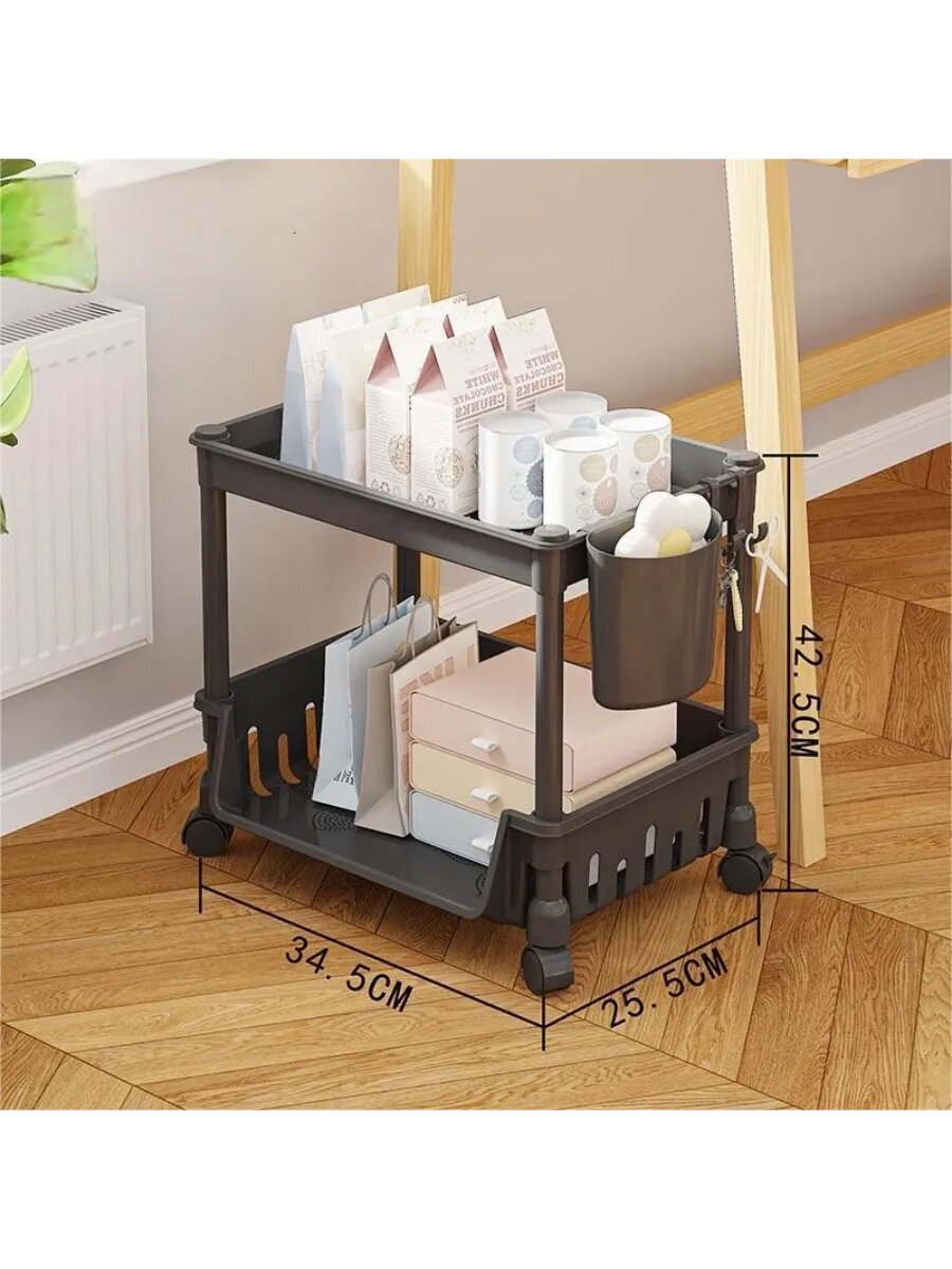 Двухъярусная стойка на колесах