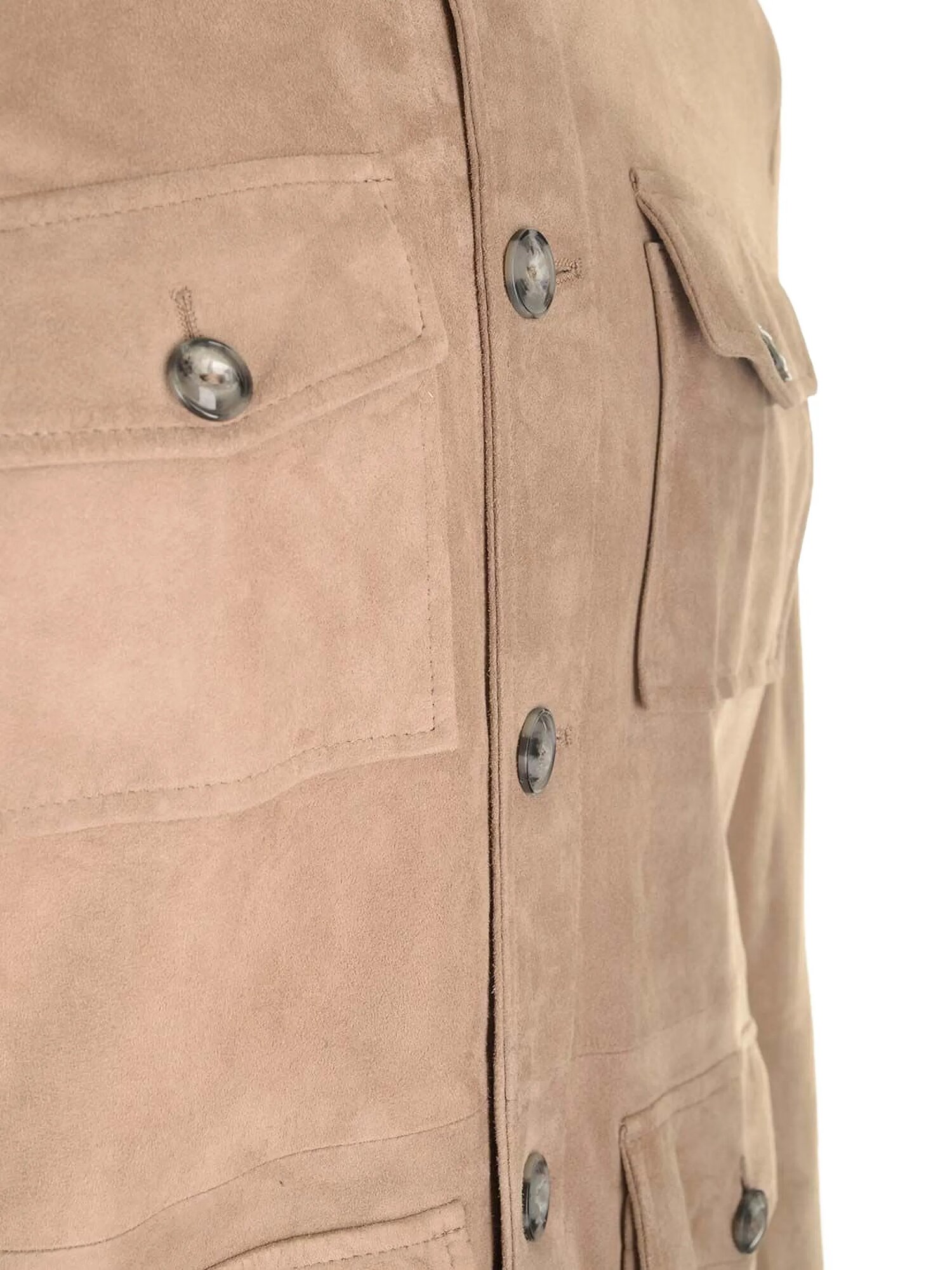 Куртка al duca d'aosta Four-pocket button-fastening suede jacket, размер 54 — фото 1