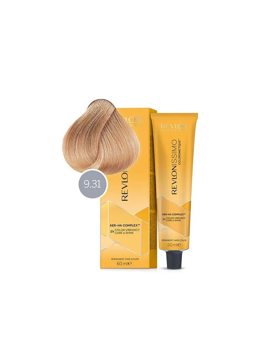 Краска для волос Revlon Professional Revlonissimo Colorsmetique High CoverAge стойкая перманентная, тон HC9.31