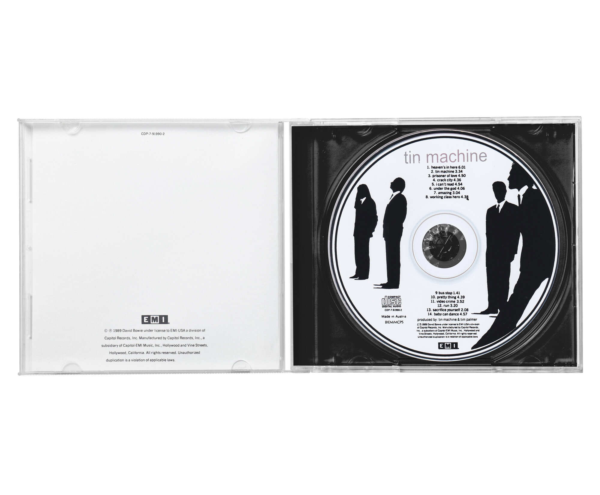 Tin Machine - Tin Machine, 1989, 8-page, CD-Аудио — фото 1