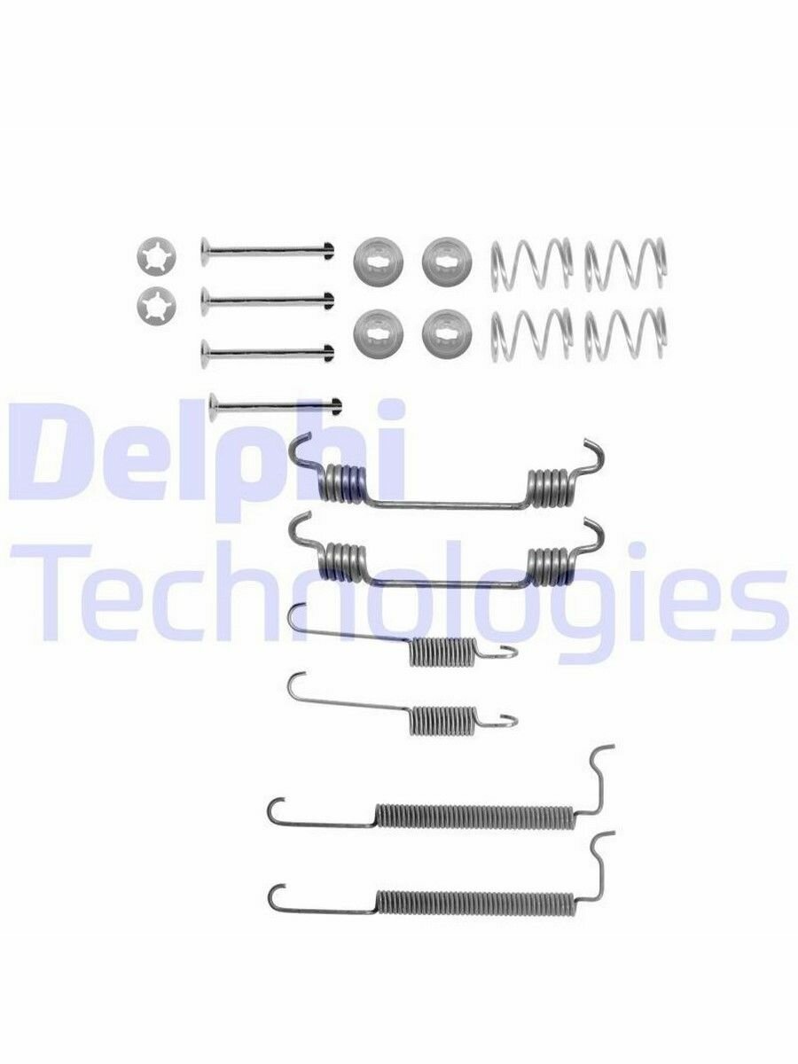 Ремкомплект барабанных тормозных колодок DELPHI LY1134 для а/м OPEL Corsa, DAEWOO Lanos / Опель Корса, Дэу Ланос