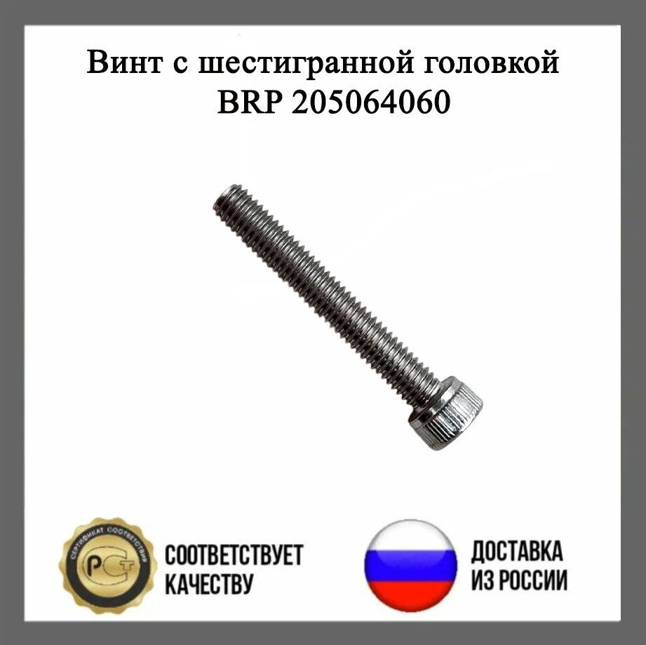Винт с шестигранной головкой BRP 205064060