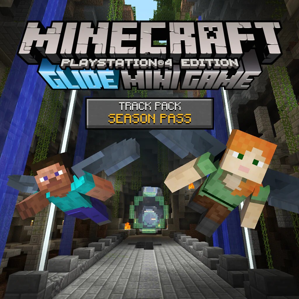 Дополнение Minecraft Glide Track Pack Season Pass, цифровое издание PlayStation 5, регион Индия / код пополнения баланса