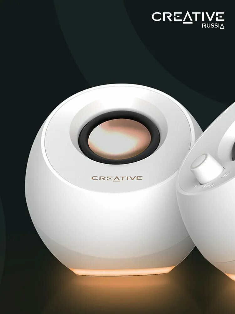 Умная колонка Creative Pebble Pro — фото 1