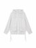 Рубашка STUDIO TOMBOY Check-pattern hoodie shirt, размер OneSize, white