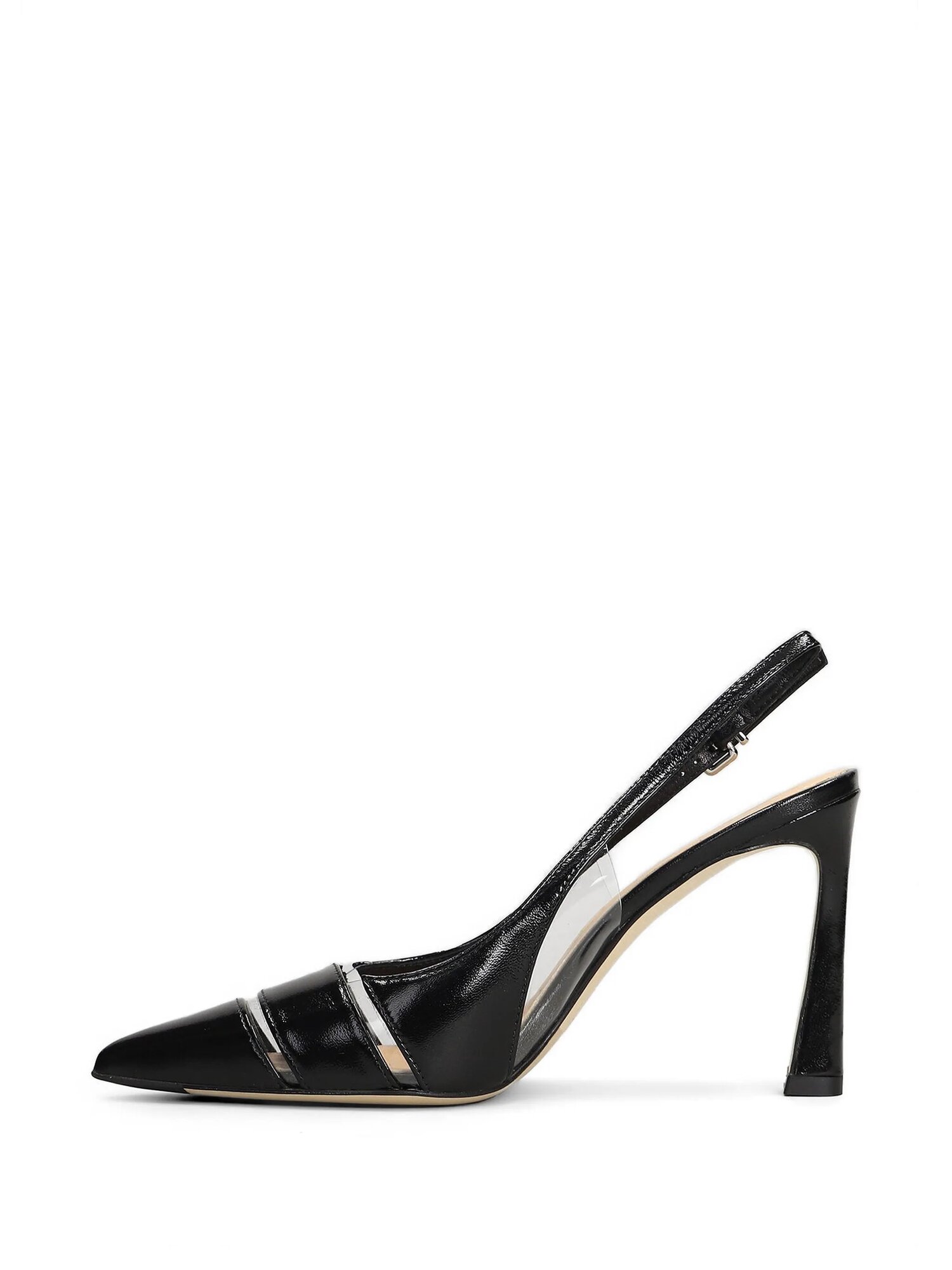 Туфли Chantal Patent-leather transparent-panel pumps, размер 36, white — фото 1