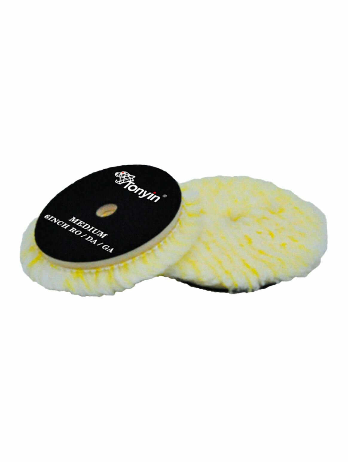 TP07B Тонкий шерстяной режущий полировальник без отверстий 6 дм. THIN FOAMED WOOL PAD (COARSE, WITHOUT HOLE) TONYIN