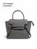 Сумка тоут CELINE Belt Pico, фактура зернистая, серый