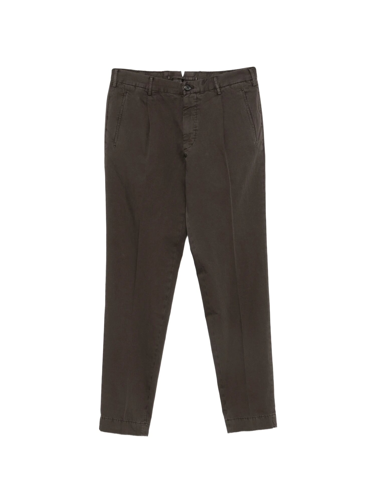 Брюки Pleated straight-leg trousers