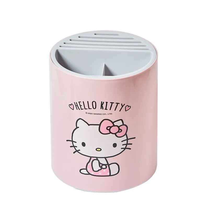 Розовый держатель для ножей Hello Kitty