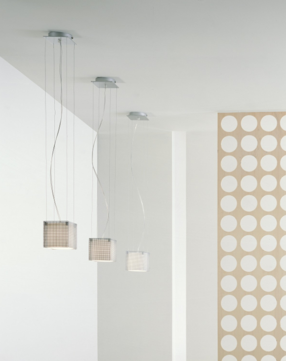 Gamma Luce подвес Light Tower, поликарбонат, L13 P13 H27-160, 1X60W E14 , металл