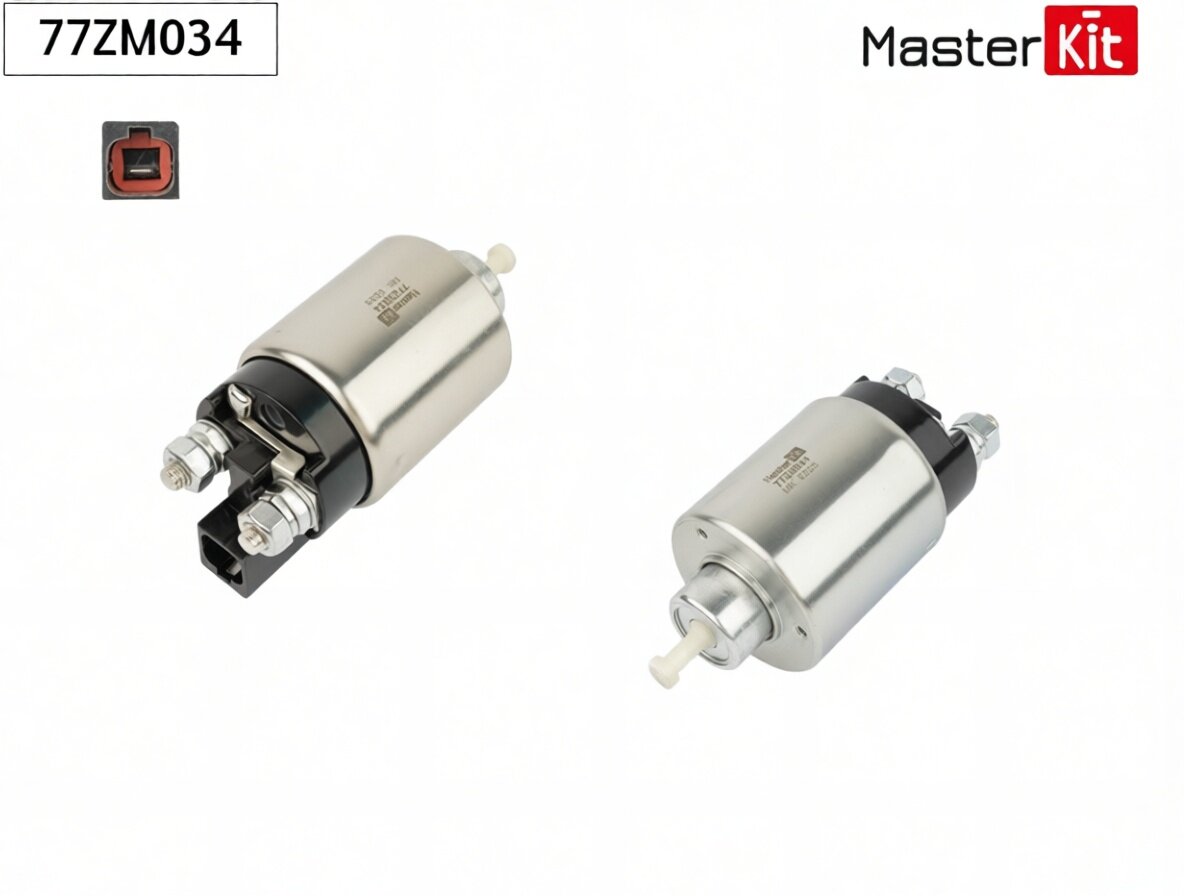 Реле втягивающее HYUNDAI SANTA FE, KIA SORENTO 77ZM034 MasterKit арт. 77ZM034